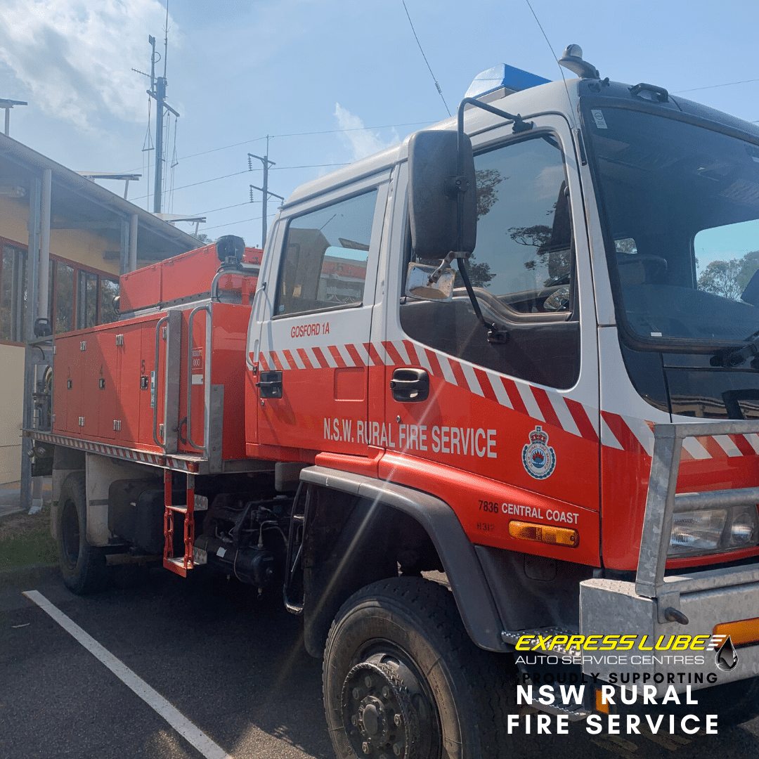 Supporting the NSW Rural Fire Service - Express Lube Auto Service